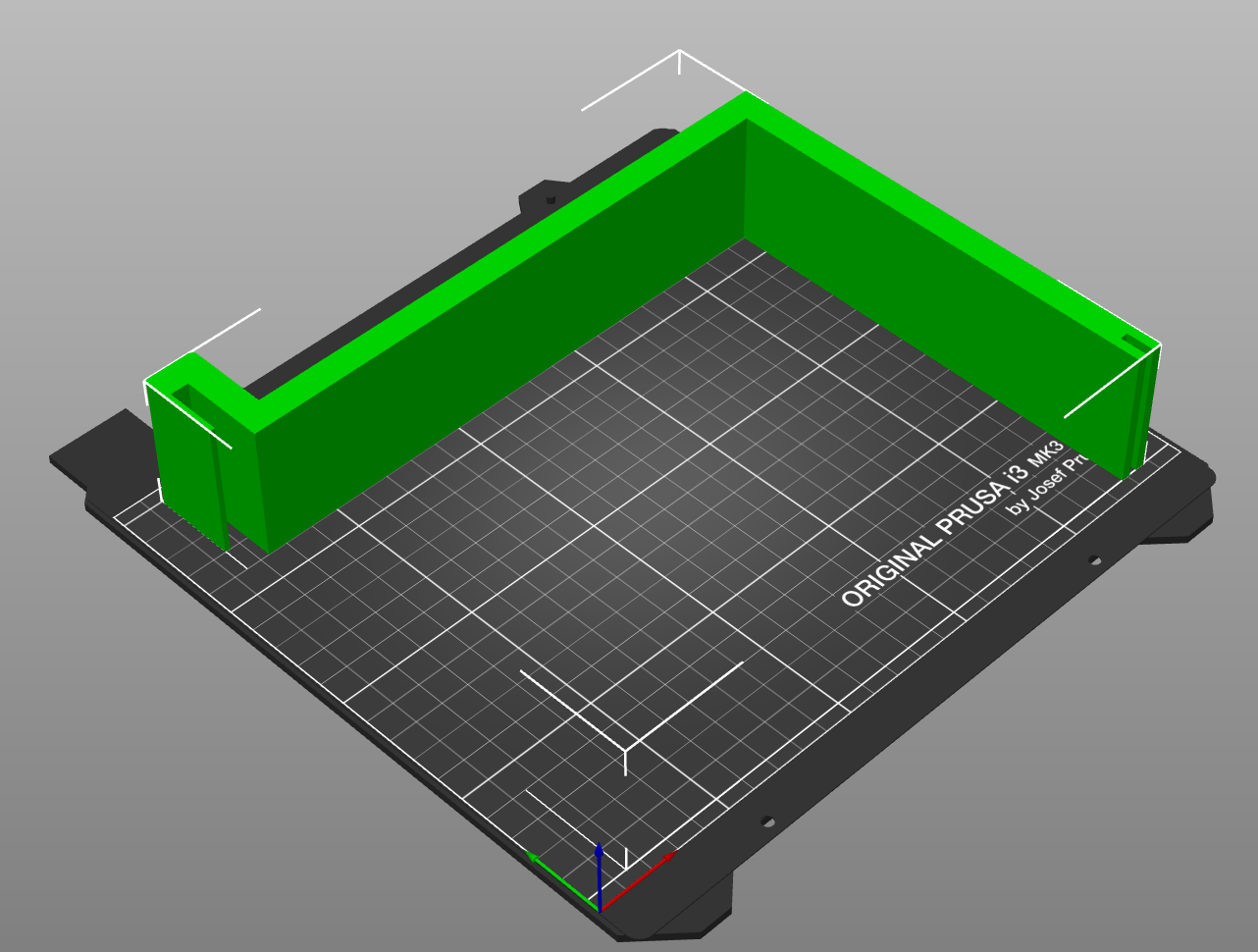 Horizontal spool holder for MK3 by kapasaki | Download free STL model ...