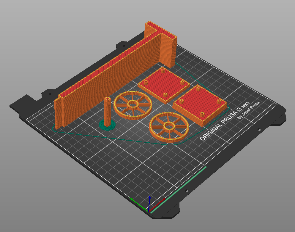 Horizontal spool holder for MK3 by kapasaki | Download free STL model ...