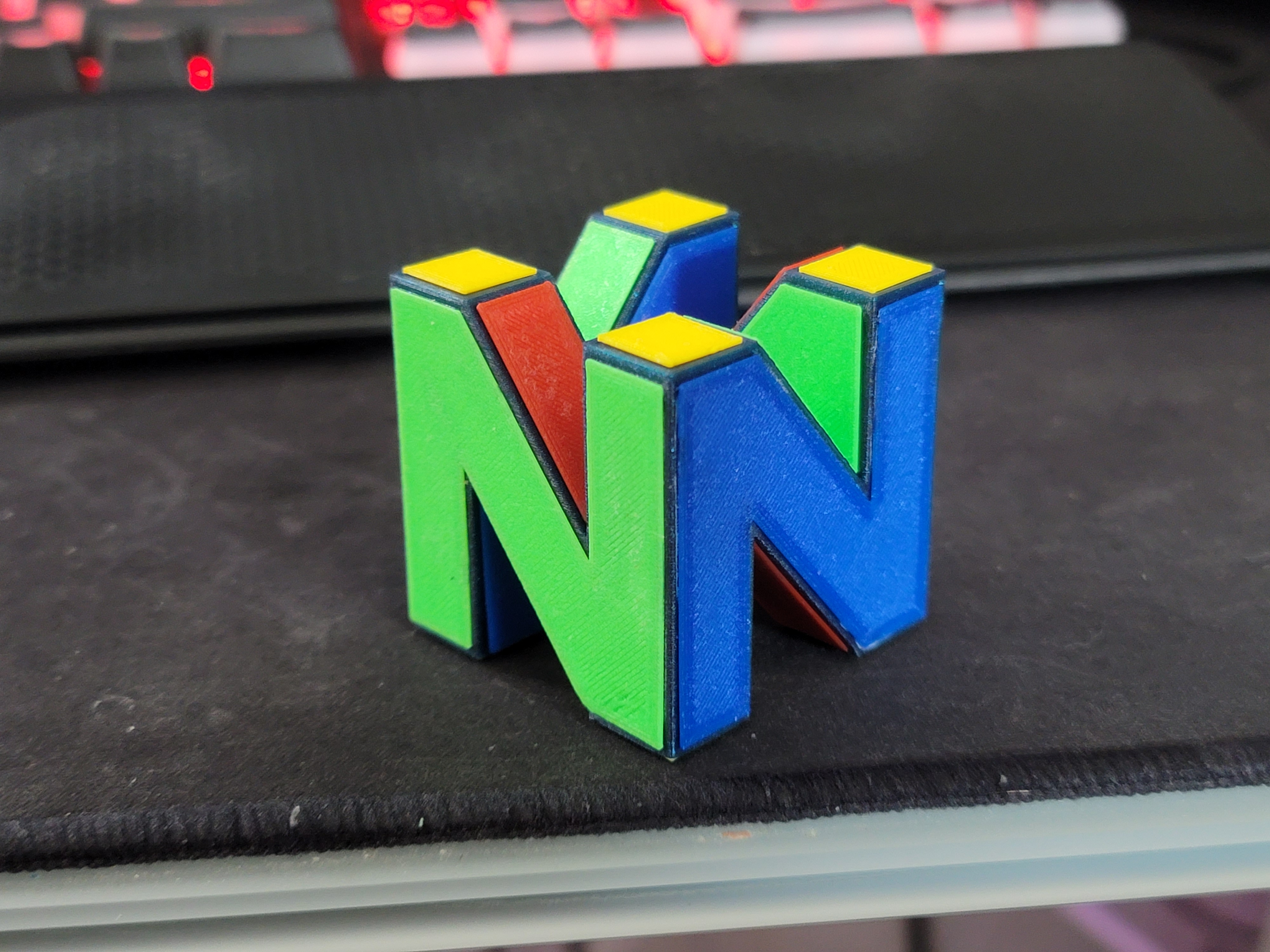 3D Nintendo 64 Logo by JC Wollslager | Download free STL model ...