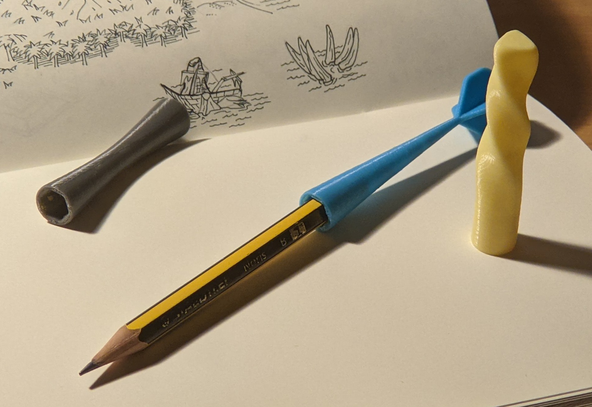 Pencil Extenders por Turnipcat | Descargar modelo STL gratuito ...