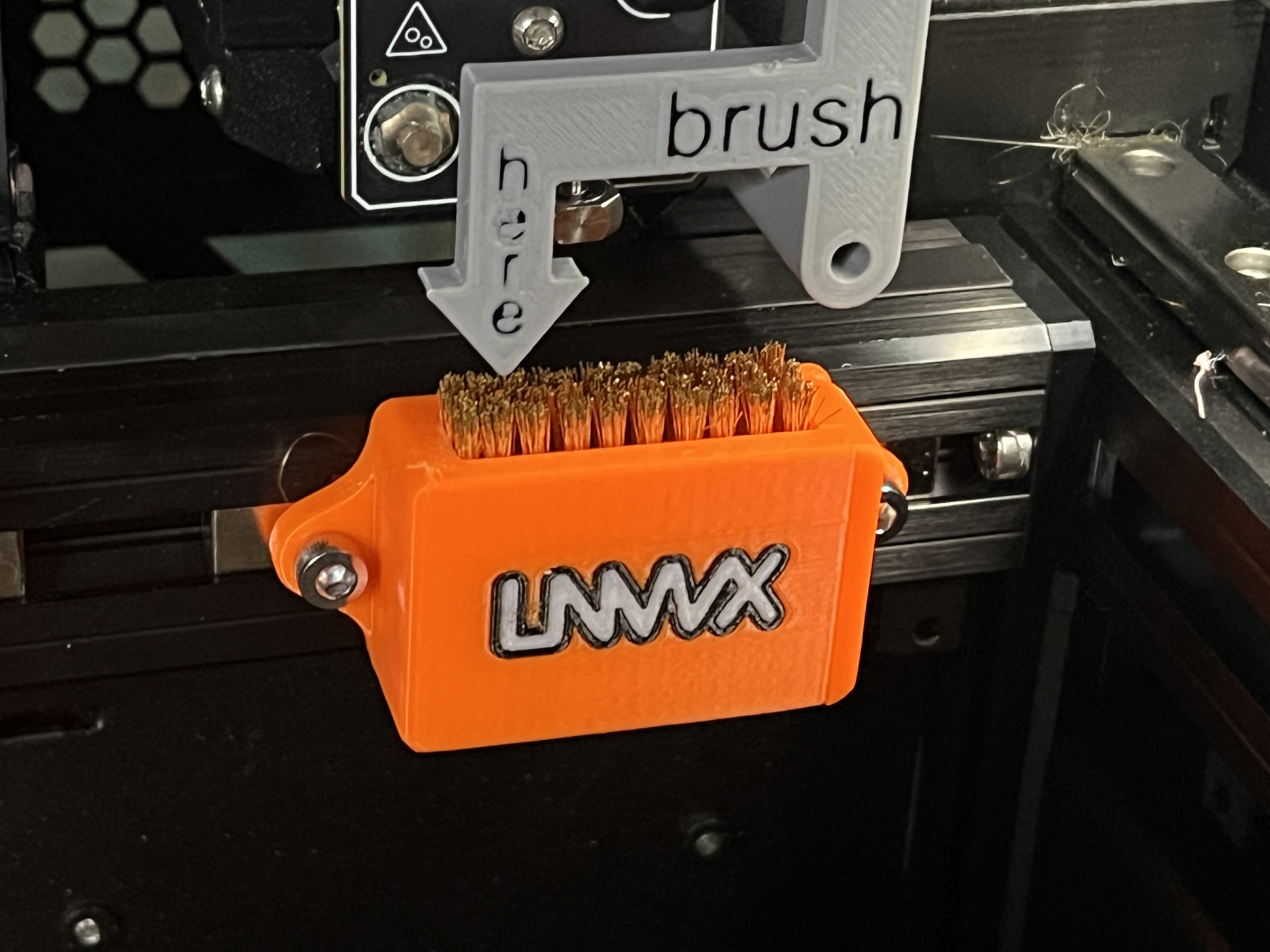 Prusa XL Tool Changer Extrude Nozzle Cleaning Brush by LewnWorx ...