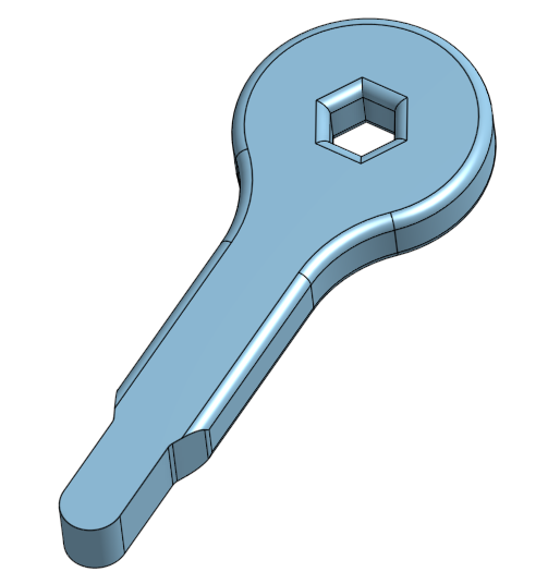 Indoor key by barebone | Download free STL model | Printables.com