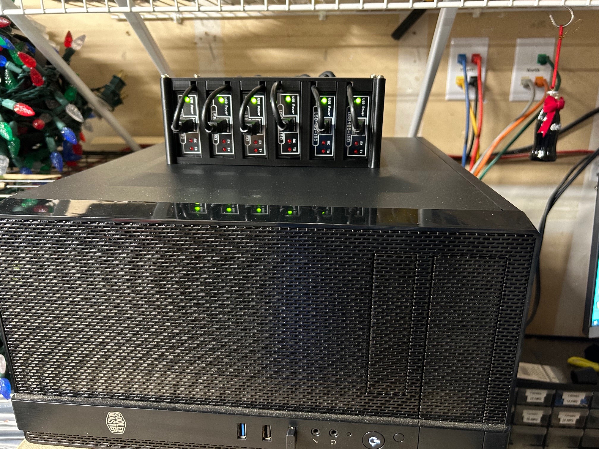 Light-O-Rama USB-485 6-Pack Holder by scodavis | Download free STL ...