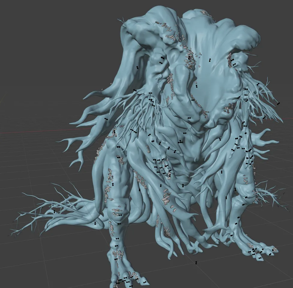 World Tree Demon from Elden Ring w/ Staff by Skeleton Dan | Download ...