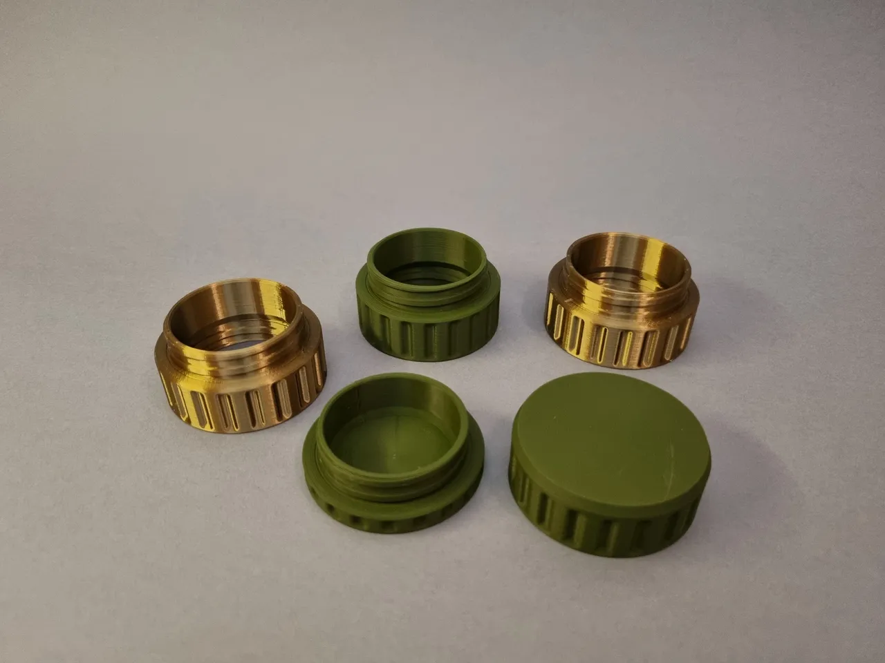Modular Screw Cap Storage by Fredslund | Download free STL model ...