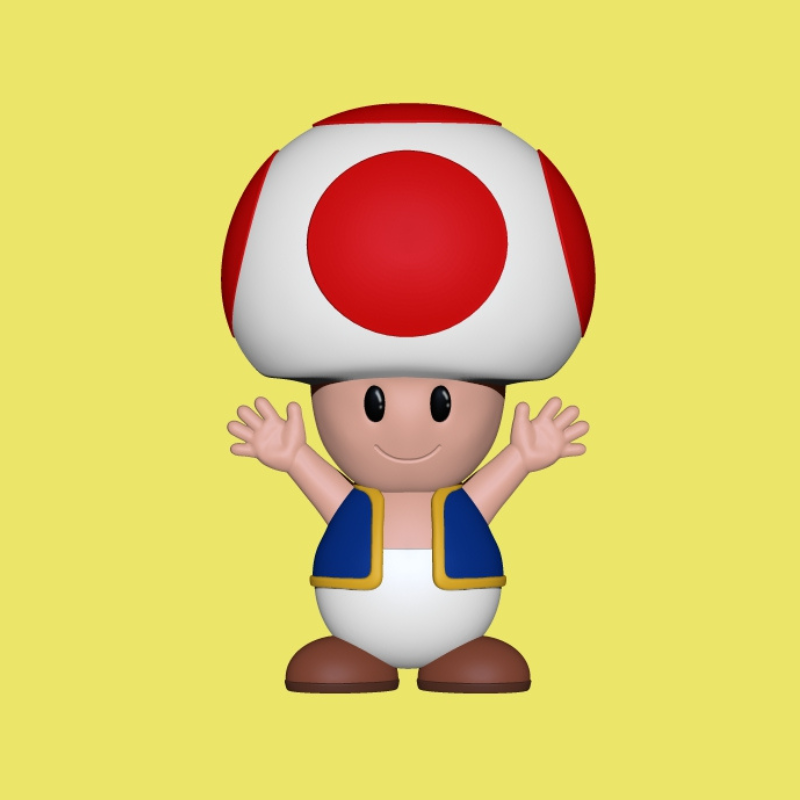 Toad Double toad - Mario Bros by MGdesign | Download free STL model | Printables.com