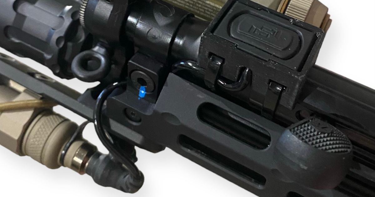 MP5 ModButton Cover/Mount by Tanner Farley | Download free STL model ...