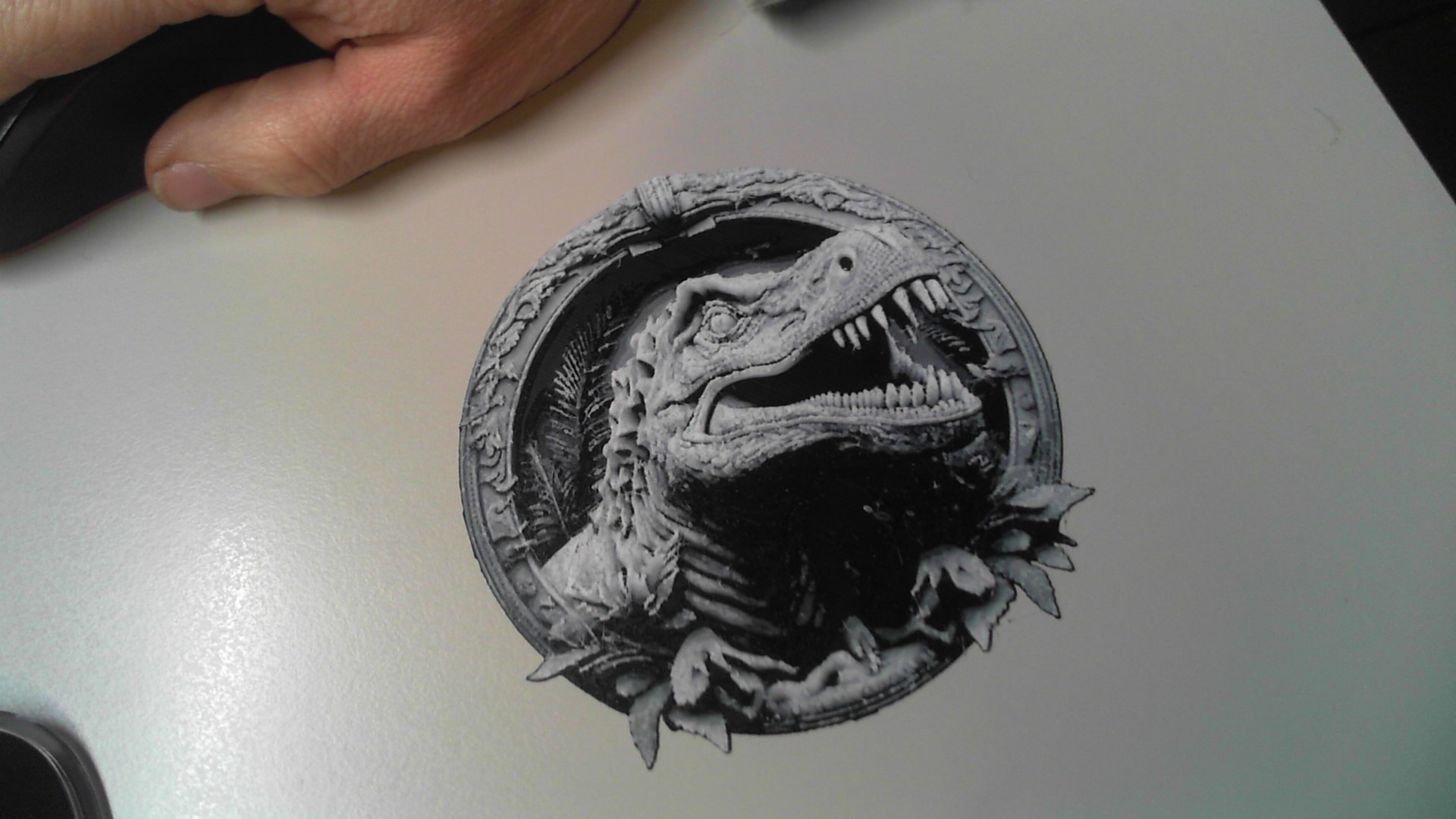 Hueforge T-Rex only 2 color by michele MM3D | Download free STL model ...