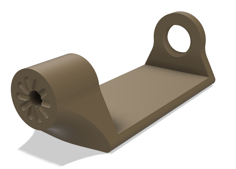 Modified table mount for thicker table top by gzilli | Download free ...