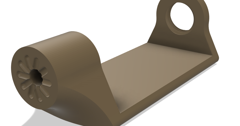 Modified table mount for thicker table top by gzilli | Download free ...