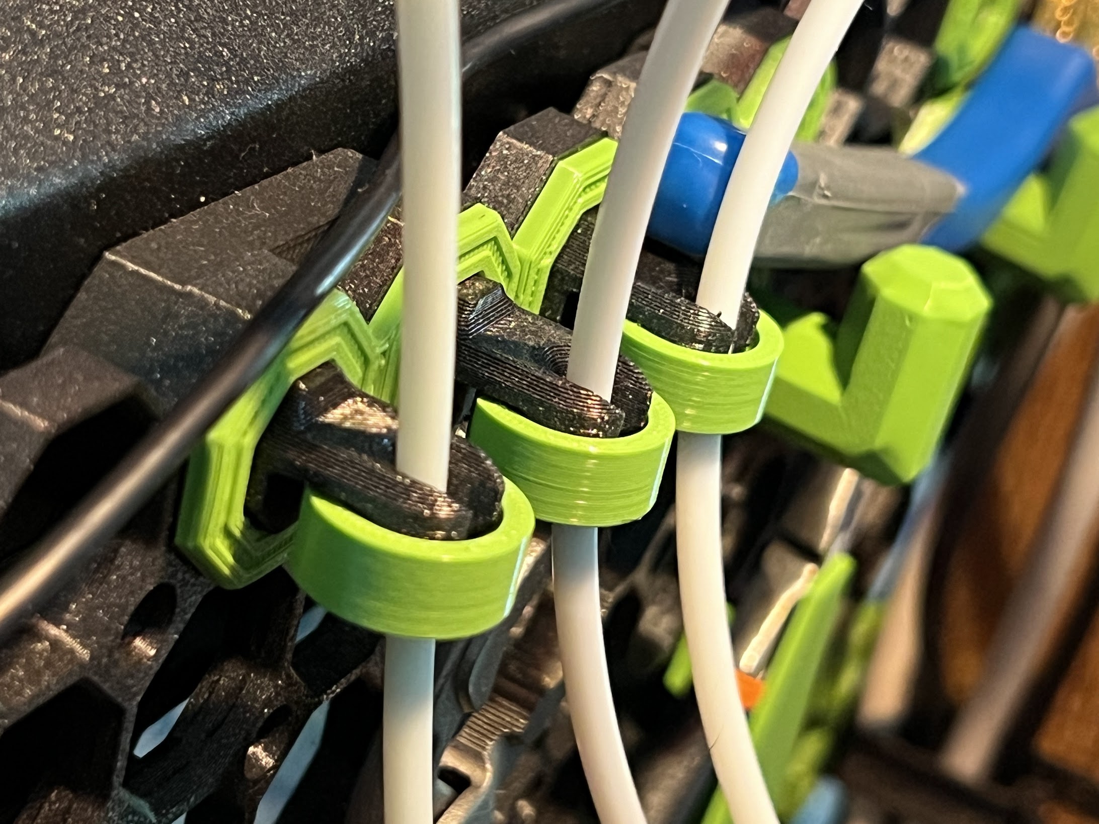 Multiboard cable and PTFE holder (/guide) by David D | Download free ...