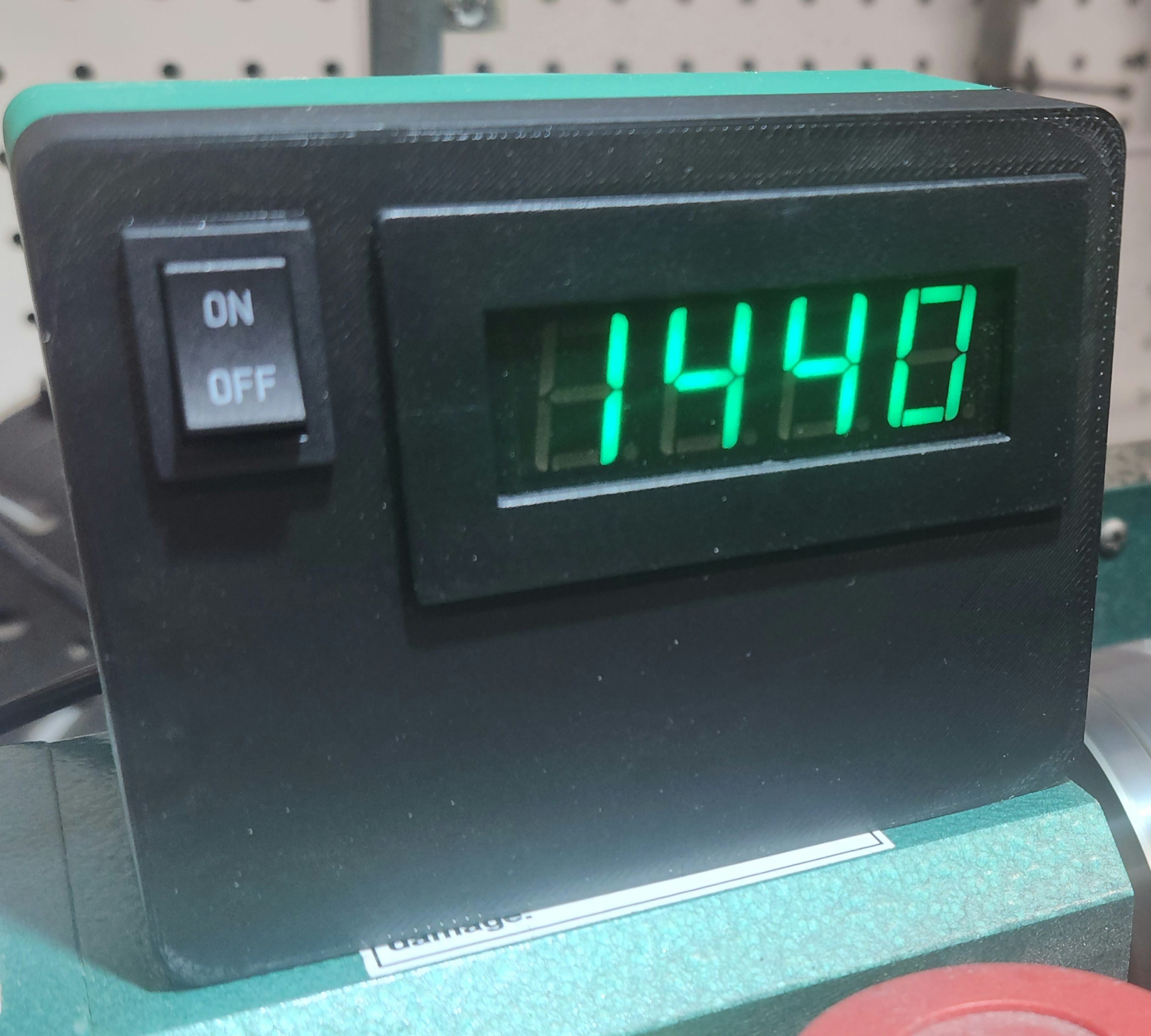 Lathe, Drill Press, Bandsaw RPM Display Mount by GrimBever® | Download ...