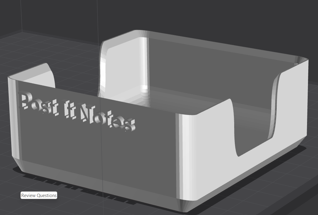 Post it Note tray von oneinamelian78 | Kostenloses STL-Modell ...
