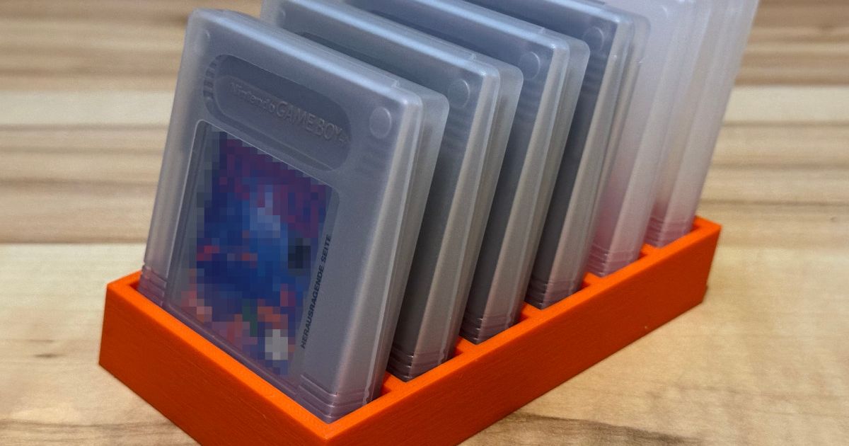 Stand for Game Boy(R) cartridges with cases by Robert | Download free ...