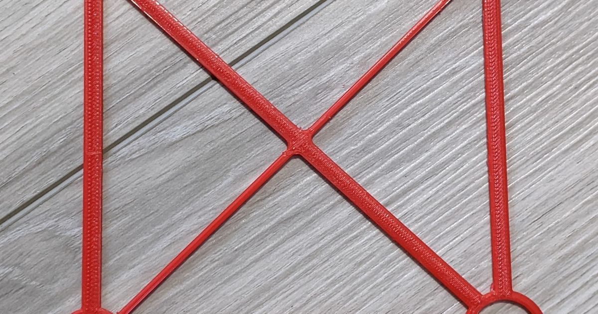 Calibration Square with ID and OD Holes by McMaker3D | Download free ...