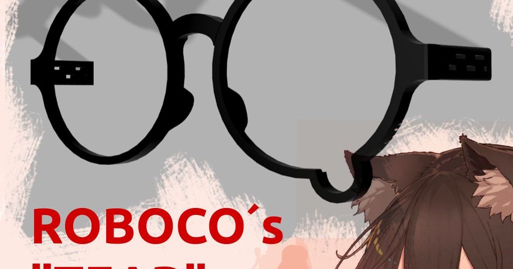 Roboco Glasses - Tear - Hololive - Cosplay by azskalt | Download free ...