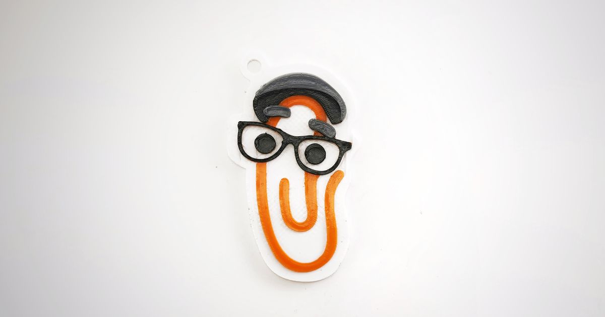 Prusa Clippy - Keyring by ncsandor | Download free STL model ...