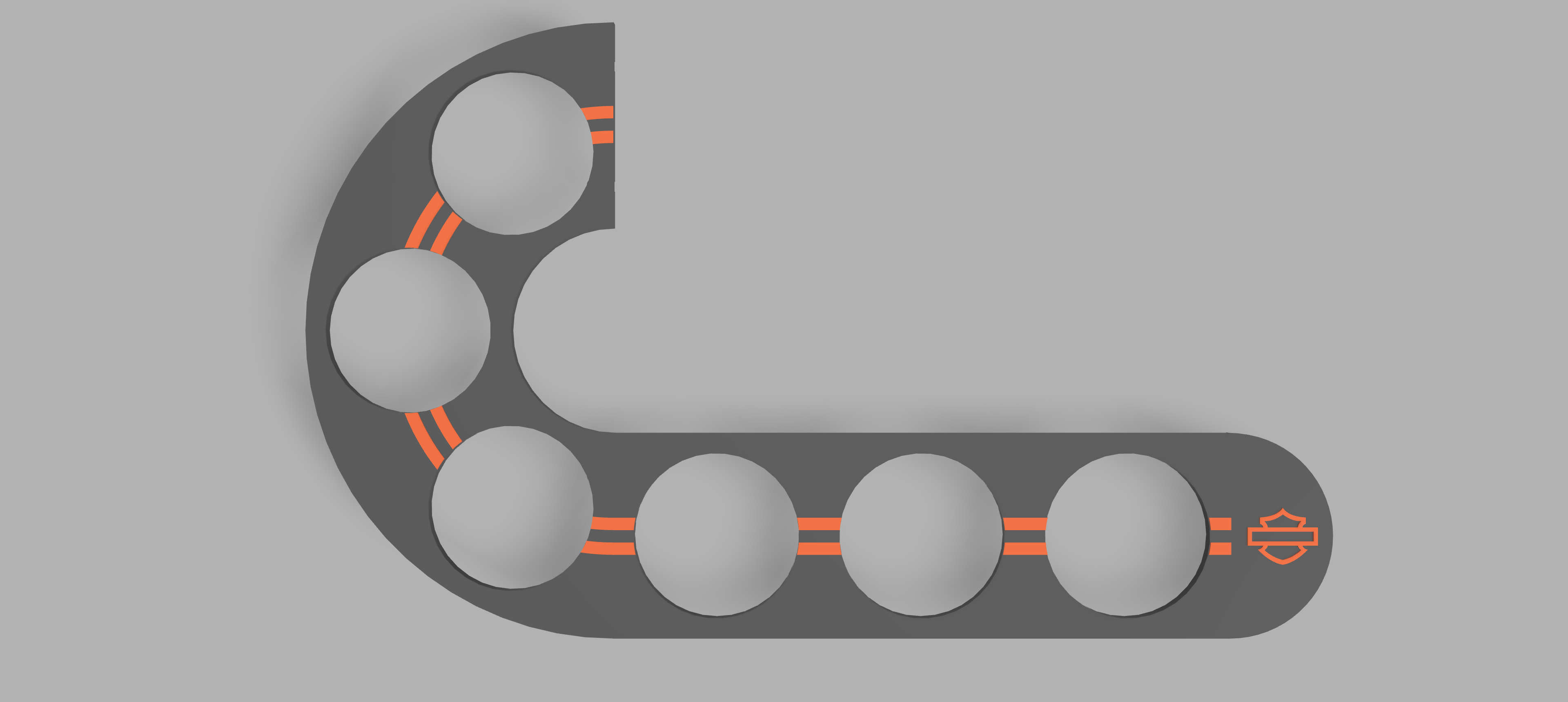 Harley Davidson Poker Chip Holder by Dan | Download free STL model ...