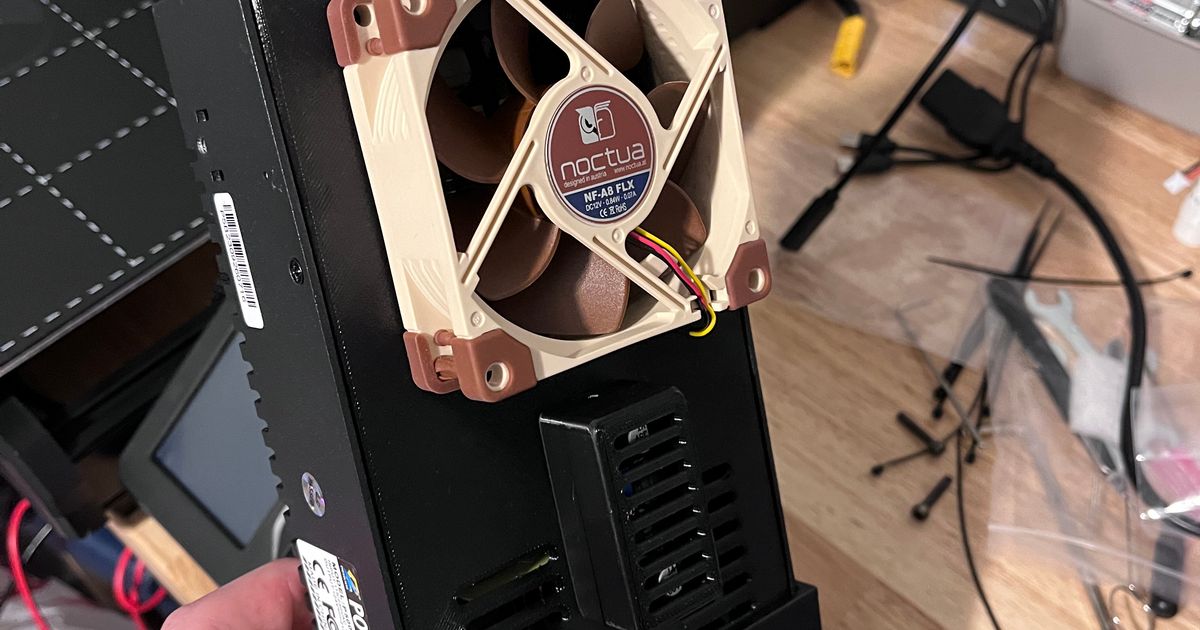 Sovol SV06 Plus 80 mm Noctua Power Supply Cover von Zamzach | Kostenloses STL-Modell ...