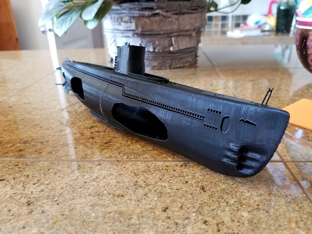Sunken Submarine by Dreaded0ne | Download free STL model | Printables.com