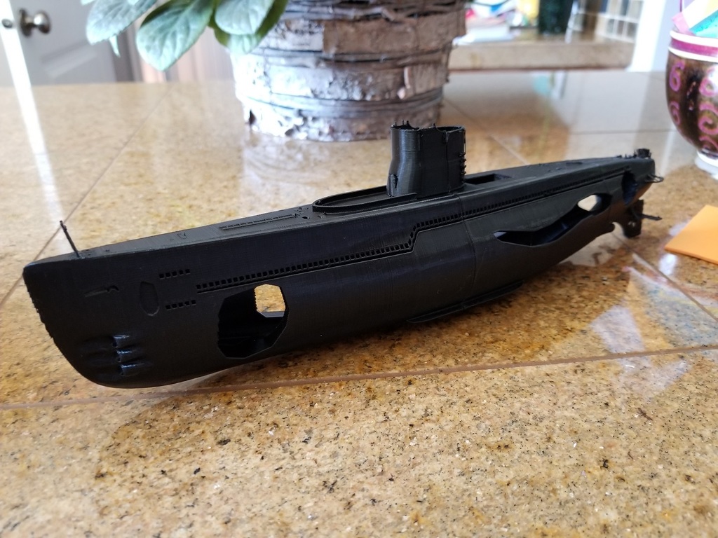 Sunken Submarine by Dreaded0ne | Download free STL model | Printables.com