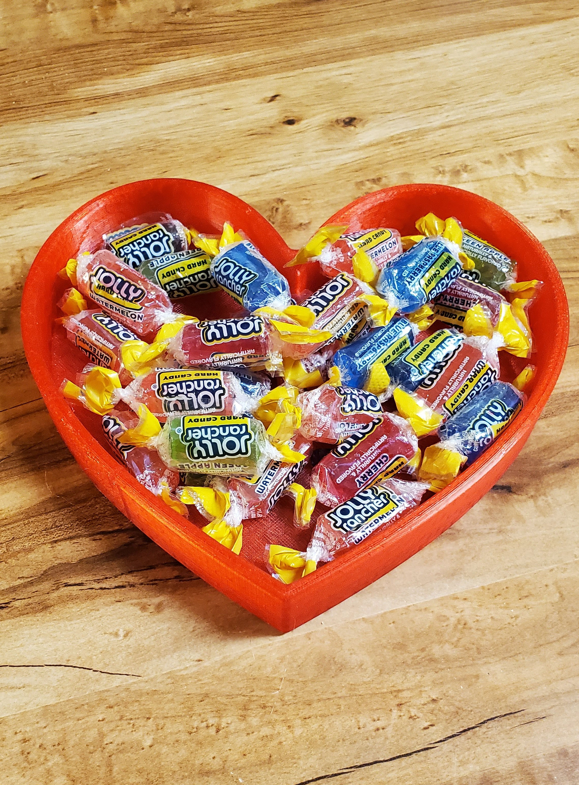 Valentine Heart Candy Dish by MakerWerks | Download free STL model ...
