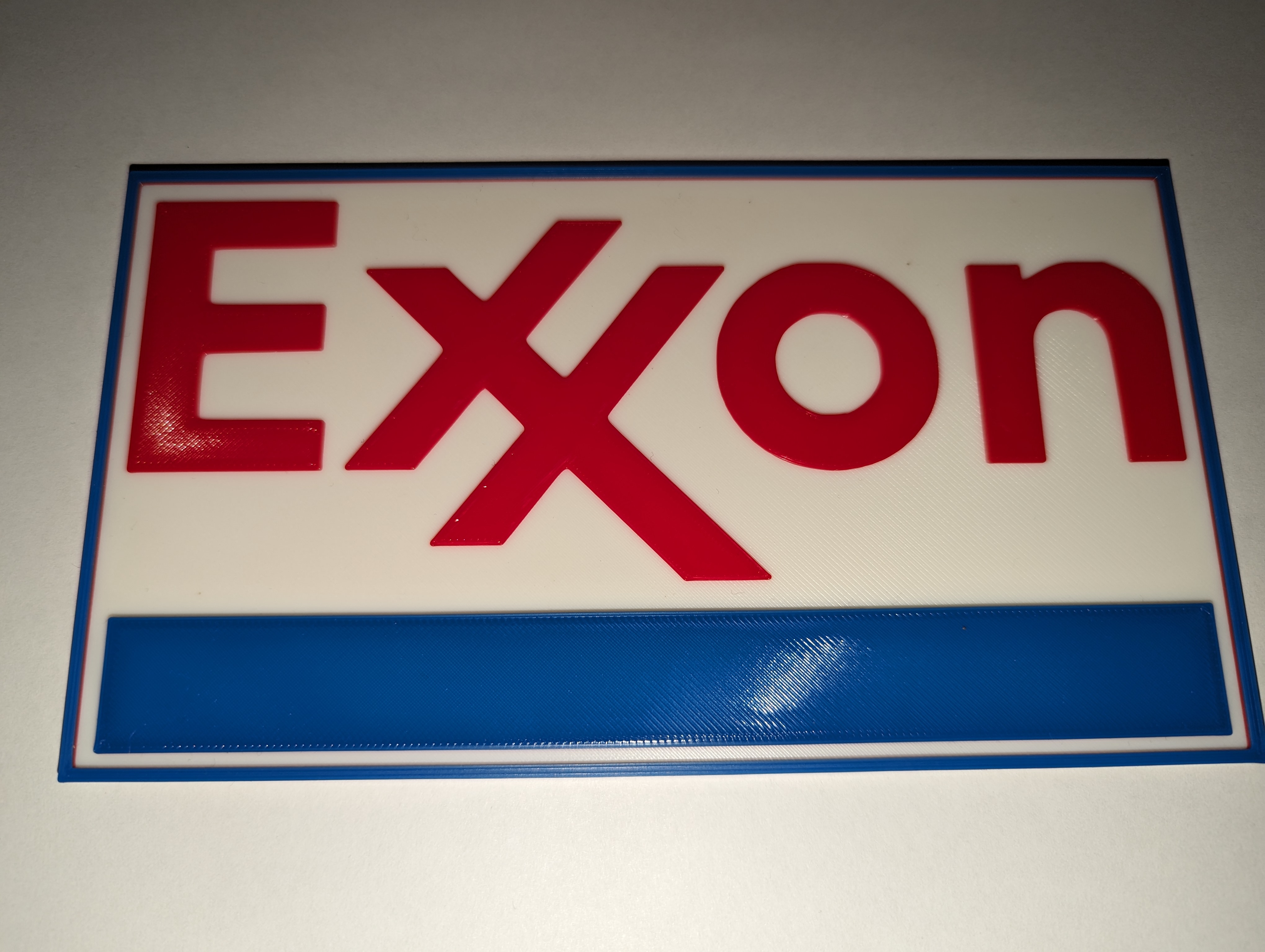 Exxon Sign / Plaque by Squibs | Download free STL model | Printables.com