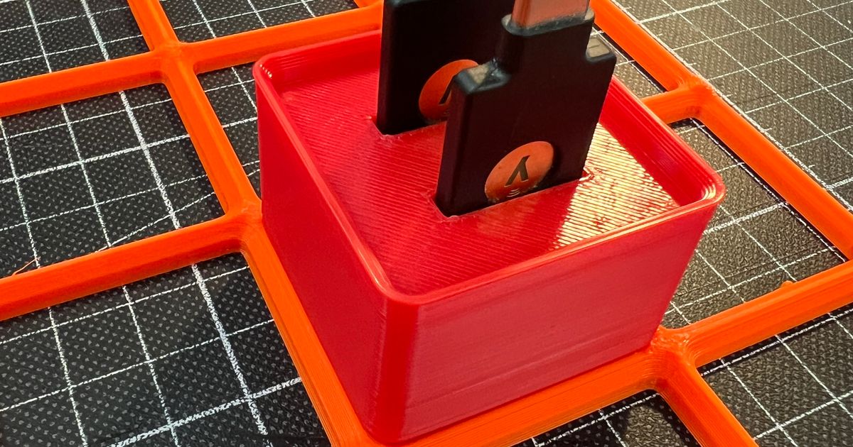 Gridfinity Base for 2 Yubikeys by Burns | Download free STL model ...