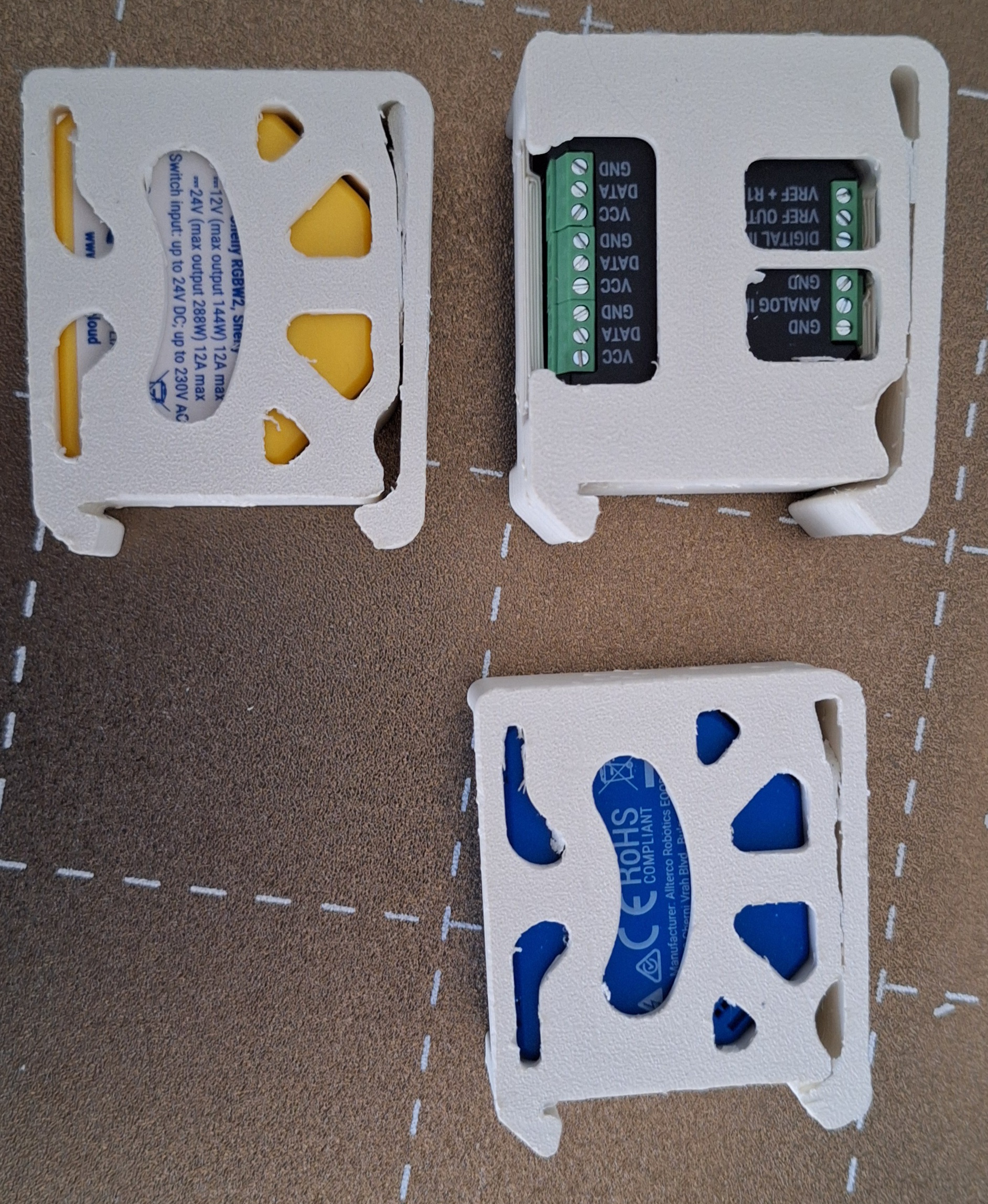 Shelly plus DIN-rail holders by FragileCobra | Download free STL model ...