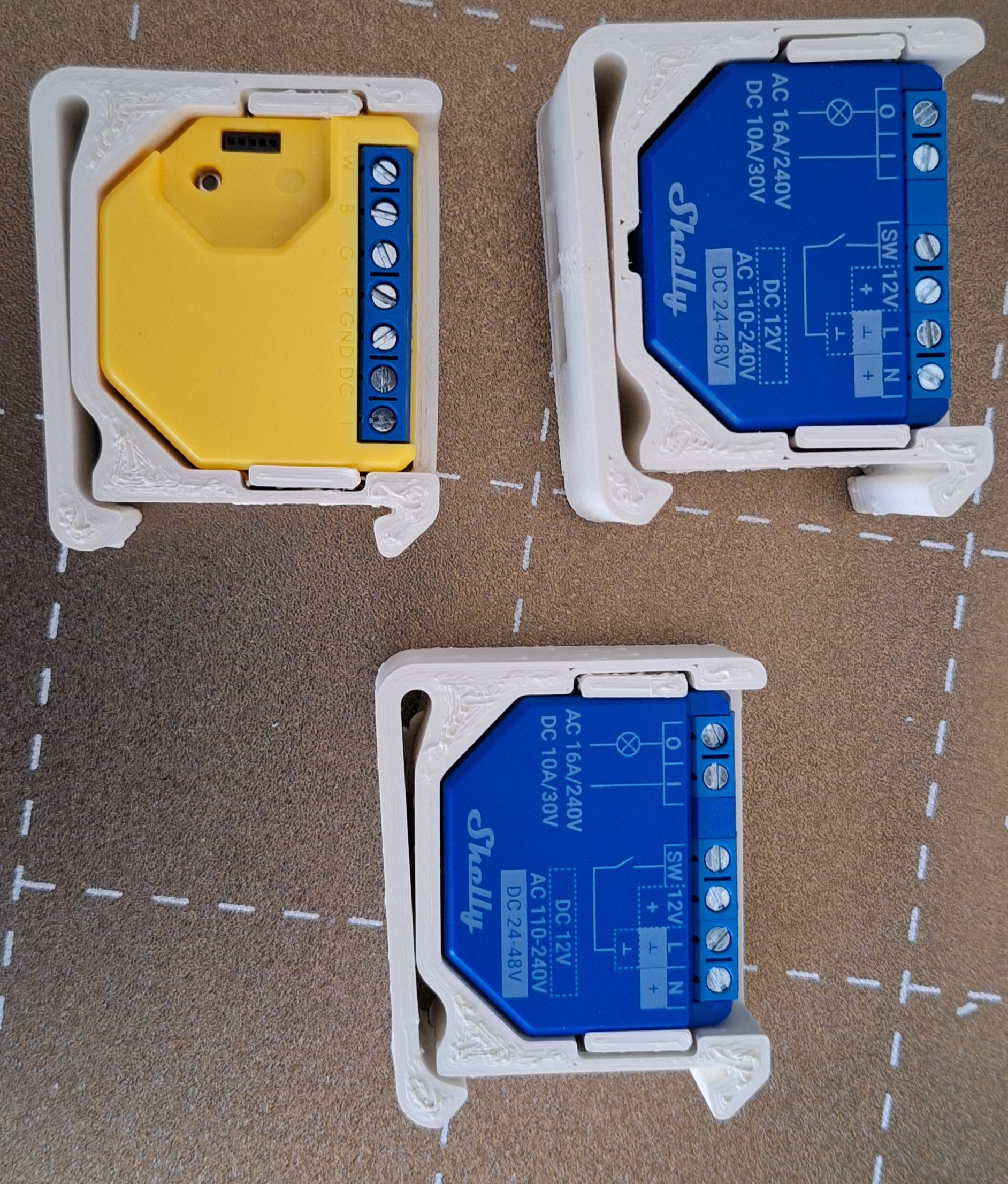 Shelly plus DIN-rail holders by FragileCobra | Download free STL model ...