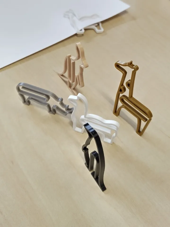 ZOO Paper Clips by E3De | Download free STL model | Printables.com
