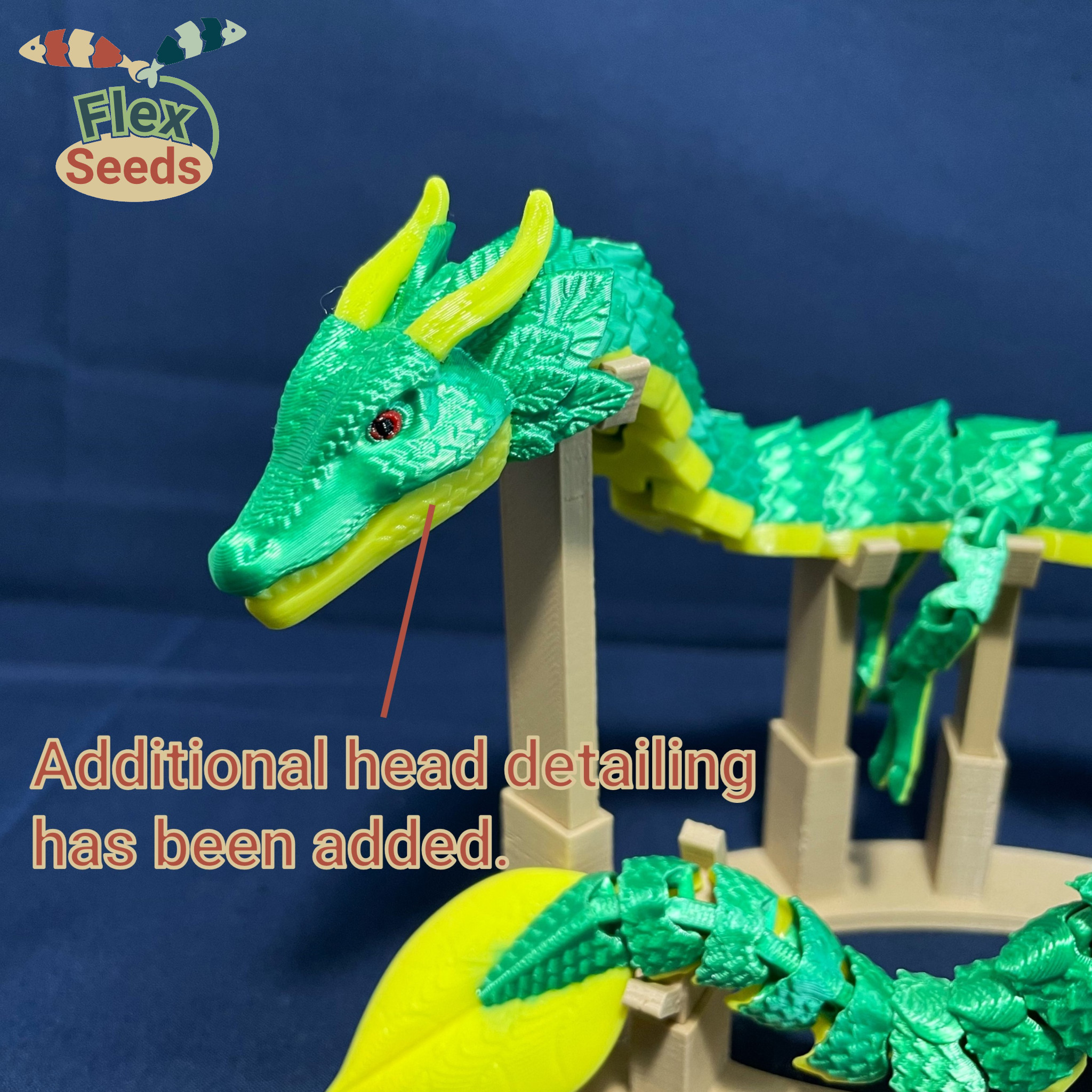 Flexi Leaf Dragon Mark-Ⅱ Set(Print-in-place) por 3D_Flexseeds | Tienda ...
