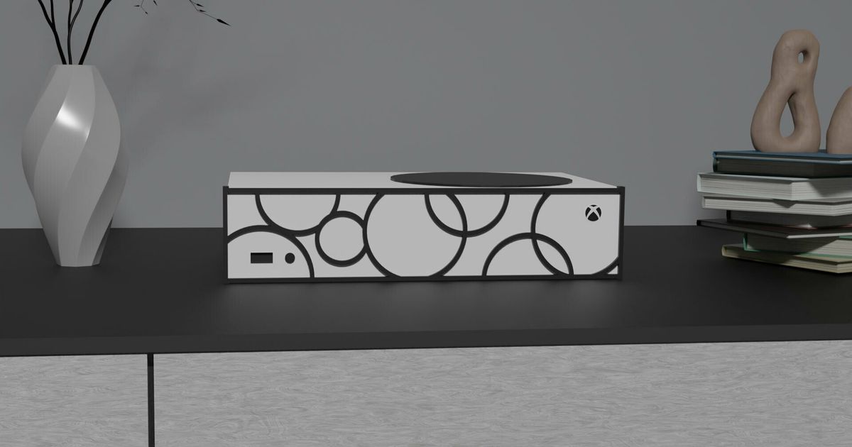 XBOX SERIES S : Façade ronds by martin | Download free STL model ...