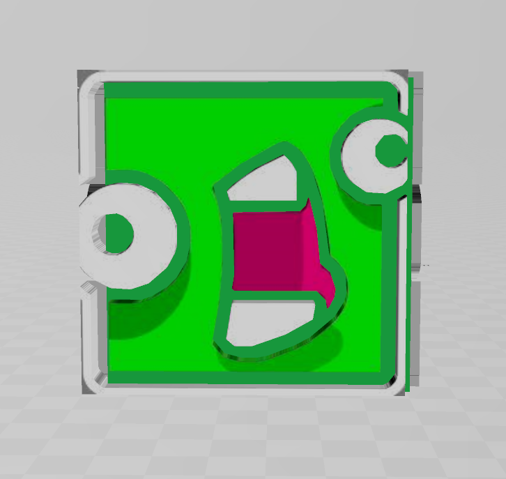 Geometry Dash Icon By 3d Maxi Download Free Stl Model 