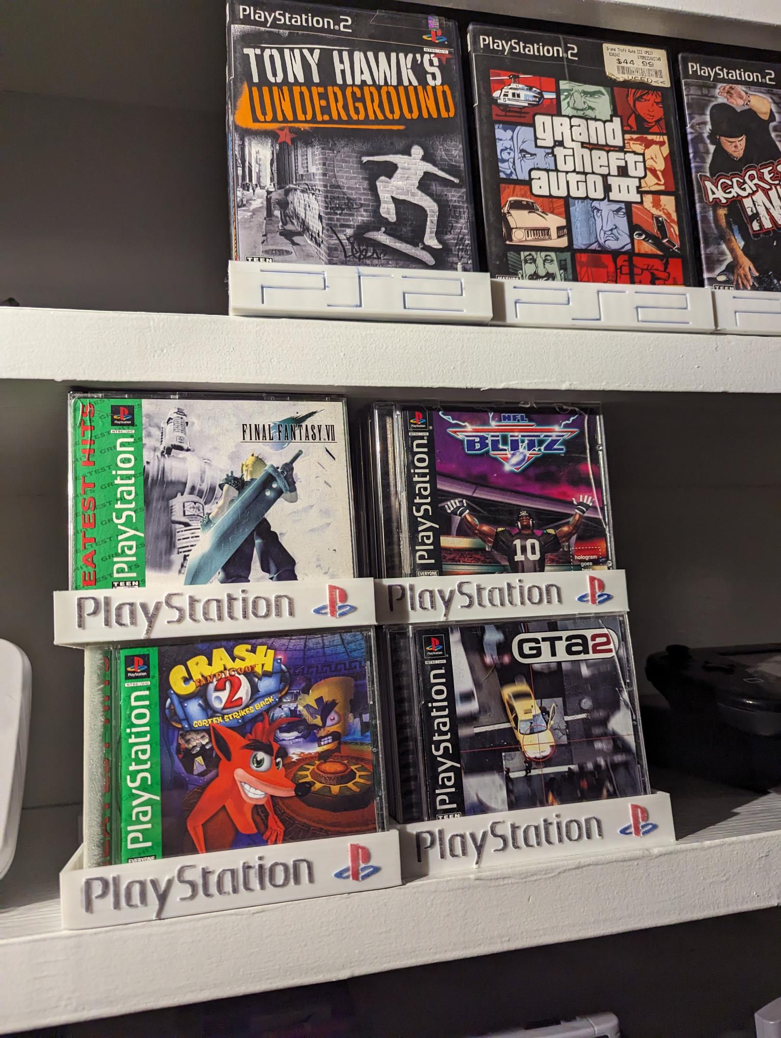 Playstation: Video Game Display Stand von Miketru | Kostenloses STL ...