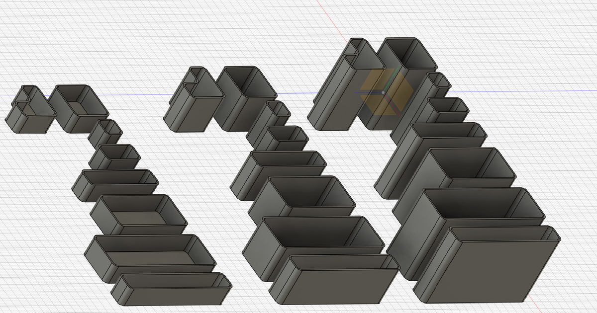 Modular organizer by NerdyBean | Download free STL model | Printables.com