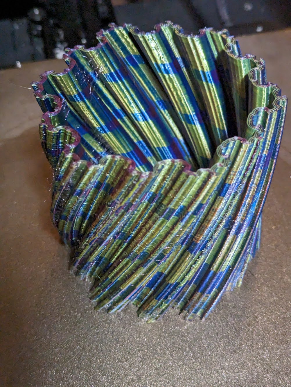 Churro Vortex Fractal Pen Cup by Dave LeCompte | Download free STL ...