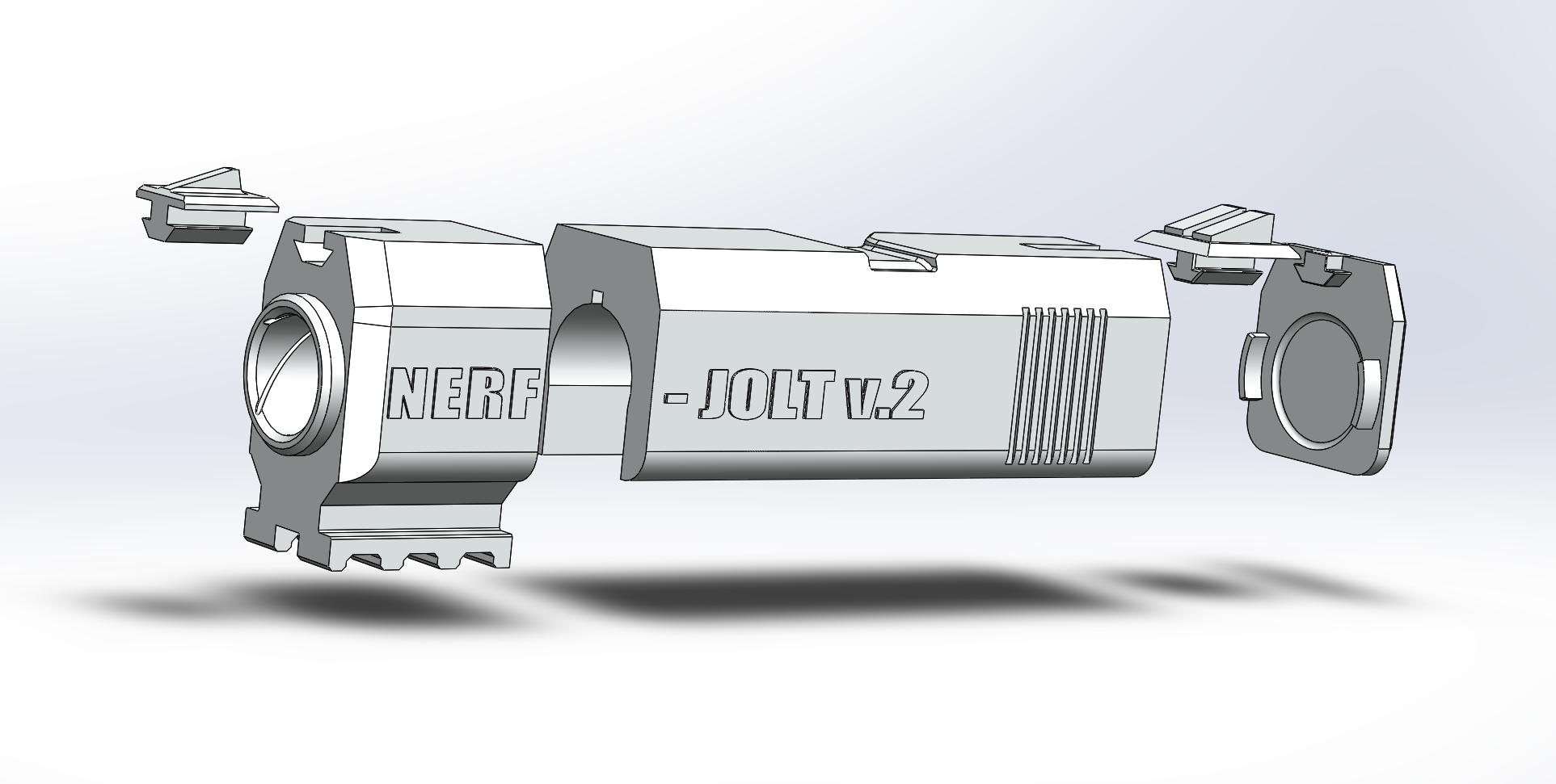 Nerf Jolt v.2 - Tactical Body Kit por Serg.Garbo | Descargar modelo STL ...