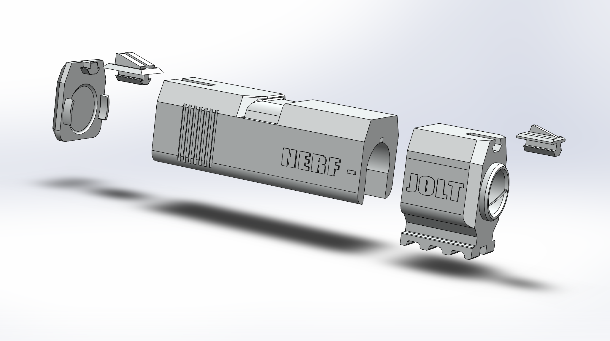 Nerf Jolt v.2 - Tactical Body Kit por Serg.Garbo | Descargar modelo STL ...