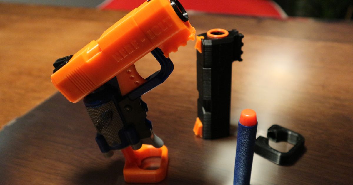 Nerf Jolt v.2 - Tactical Body Kit por Serg.Garbo | Descargar modelo STL ...