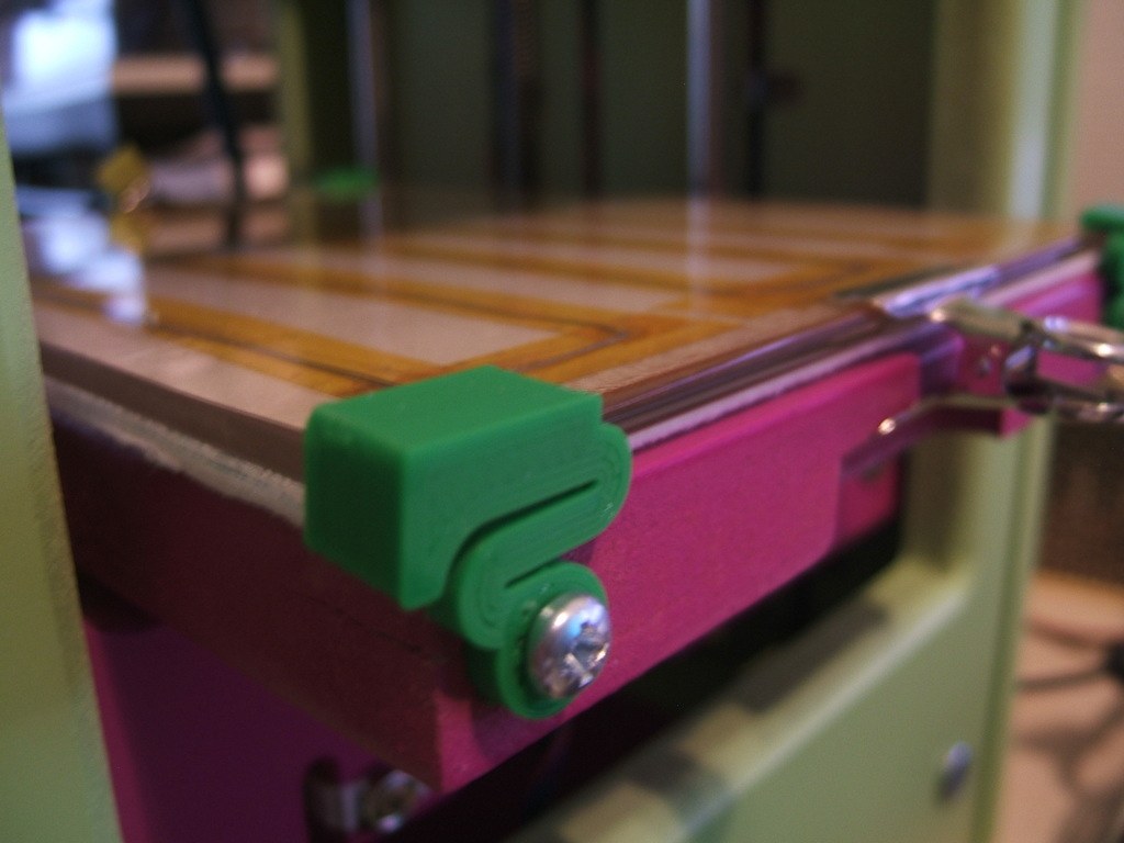 SUMPOD 3D printer heated bed spring bracket by Highcooley | Download ...