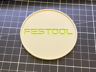 FESTOOL Coaster 80mm (FESTOOL Untersetzer) by 3D-Gang-Star | Download ...