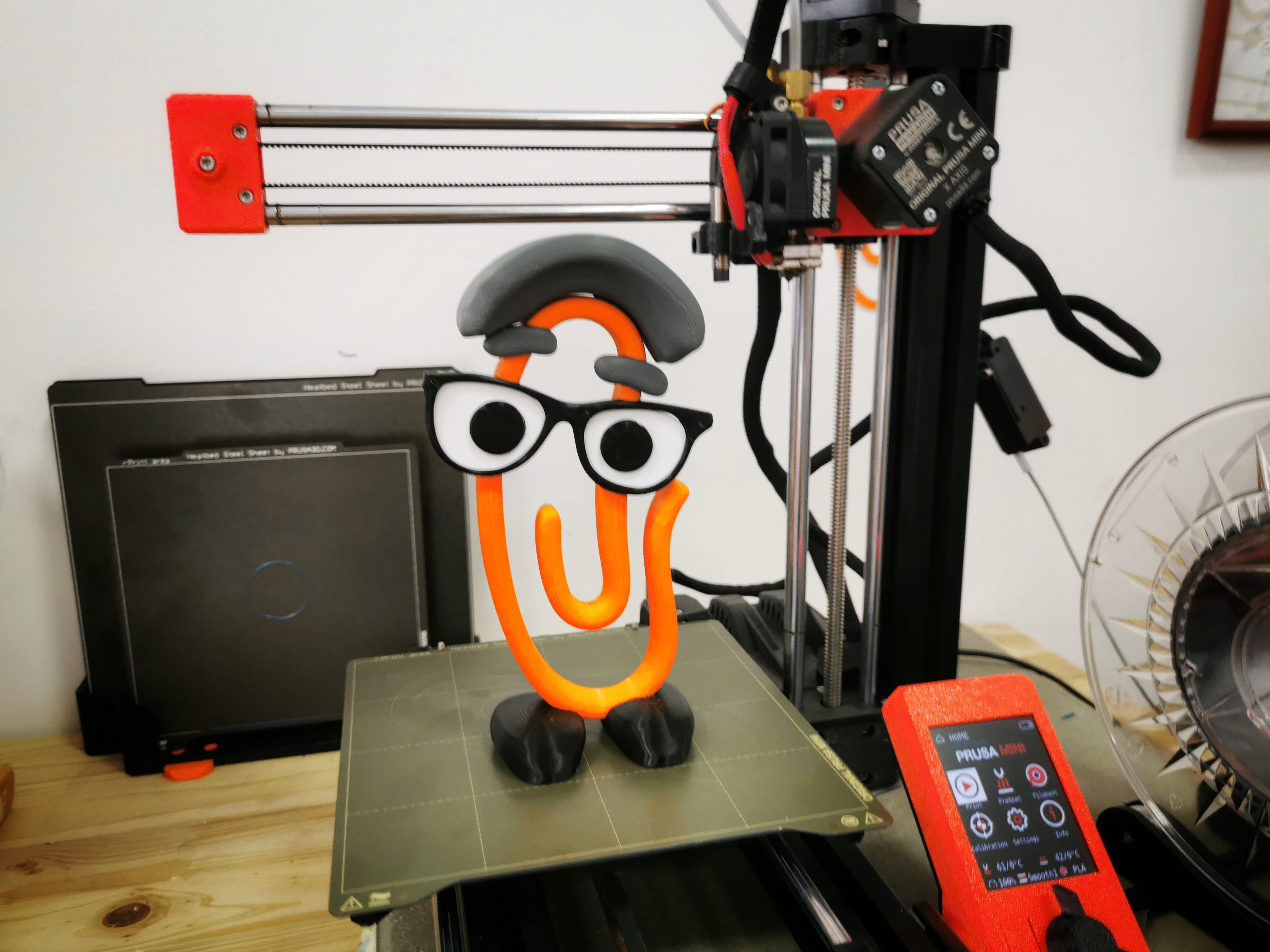 Prusa Clippy - Statue - No Need MMU by ncsandor | Download free STL ...