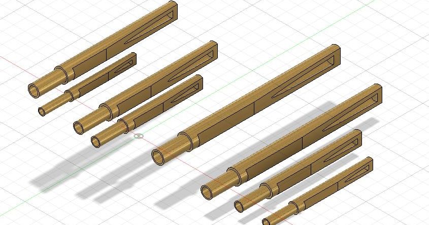 Bagpipes drone reeds - Northumbrian Smallpipes carbon reeds od autora ...