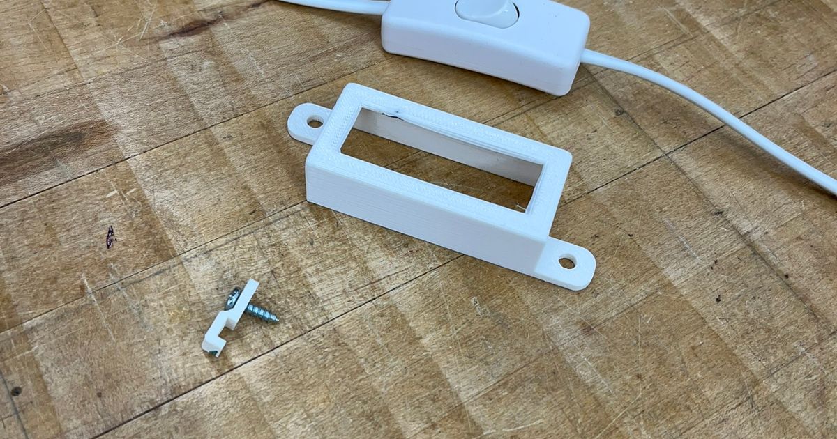 LED Lighting Switch Holder by davet | Download free STL model ...