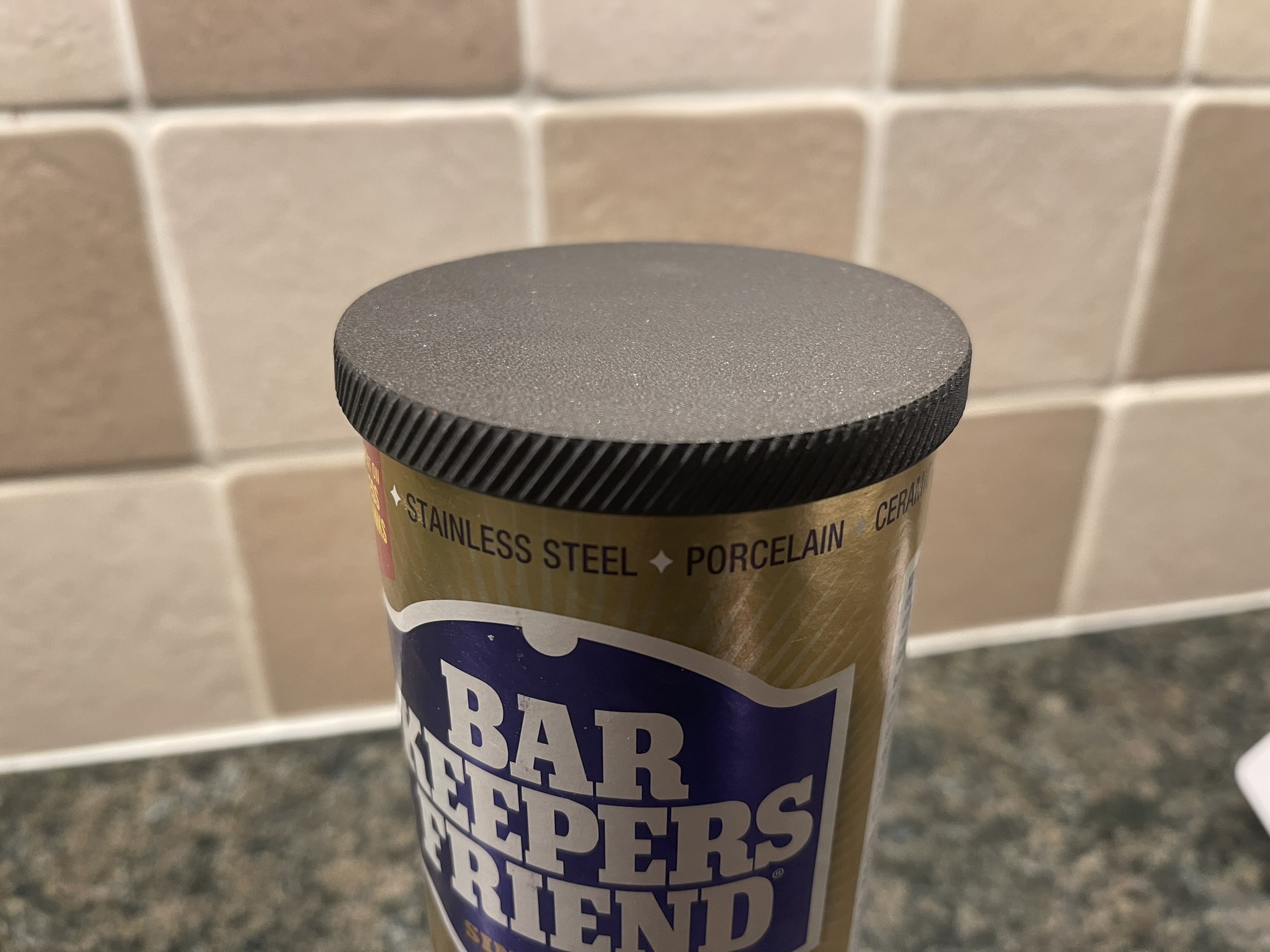 Bar Keepers Friend Lid/Cap by HugoJones | Download free STL model ...