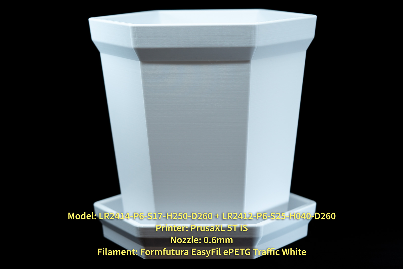 Nonagonal Flower Pot in Various Sizes by Metikumi | Download free STL ...
