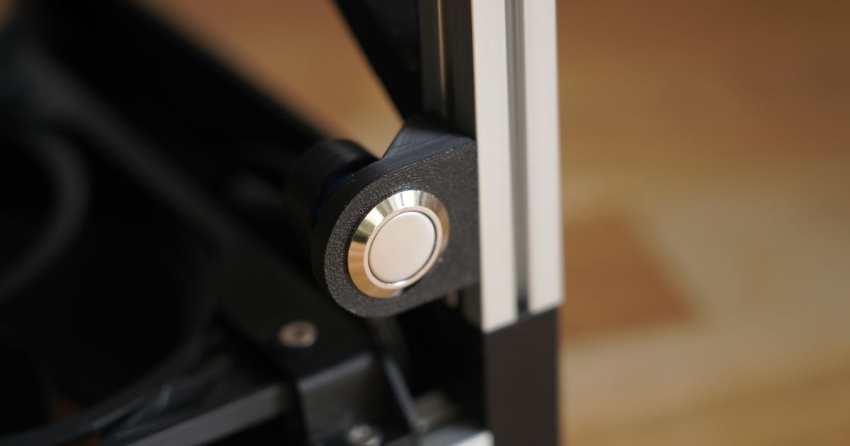 BeamCase - simple 16mm button bracket by BeamCase_Design | Download ...