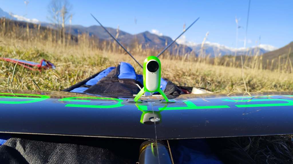 Ista360 GO2 aerodynamic camera mount for rc glider by AAME | Download ...