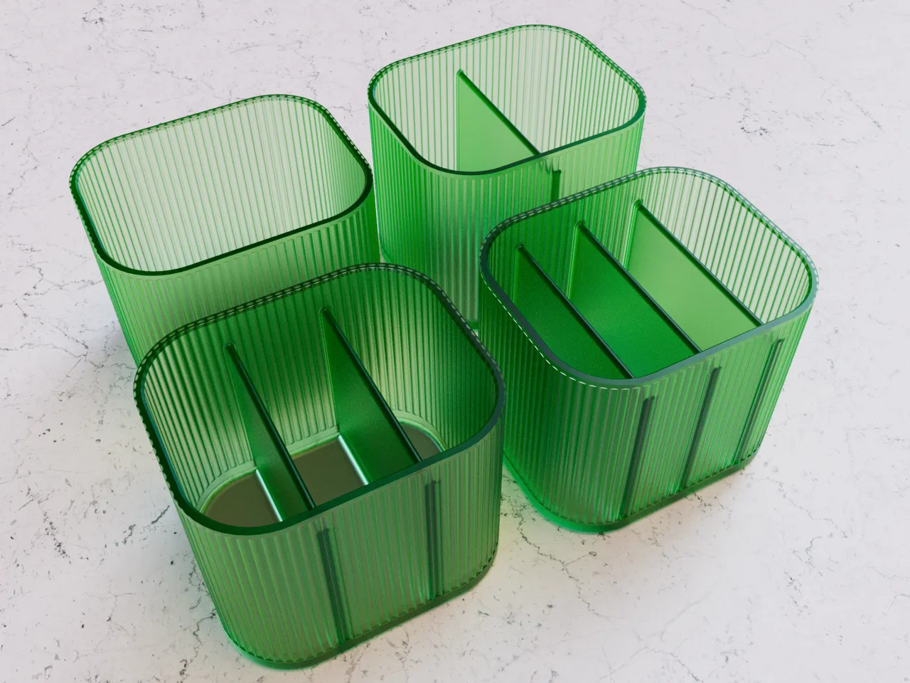 Magic Container: Multiple Sizes with Dividers and Lid by Kunzite ...